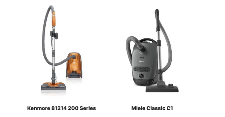 Comparison of Kenmore 81214 200 Series vs. Miele Classic C1 Vacuum ...
